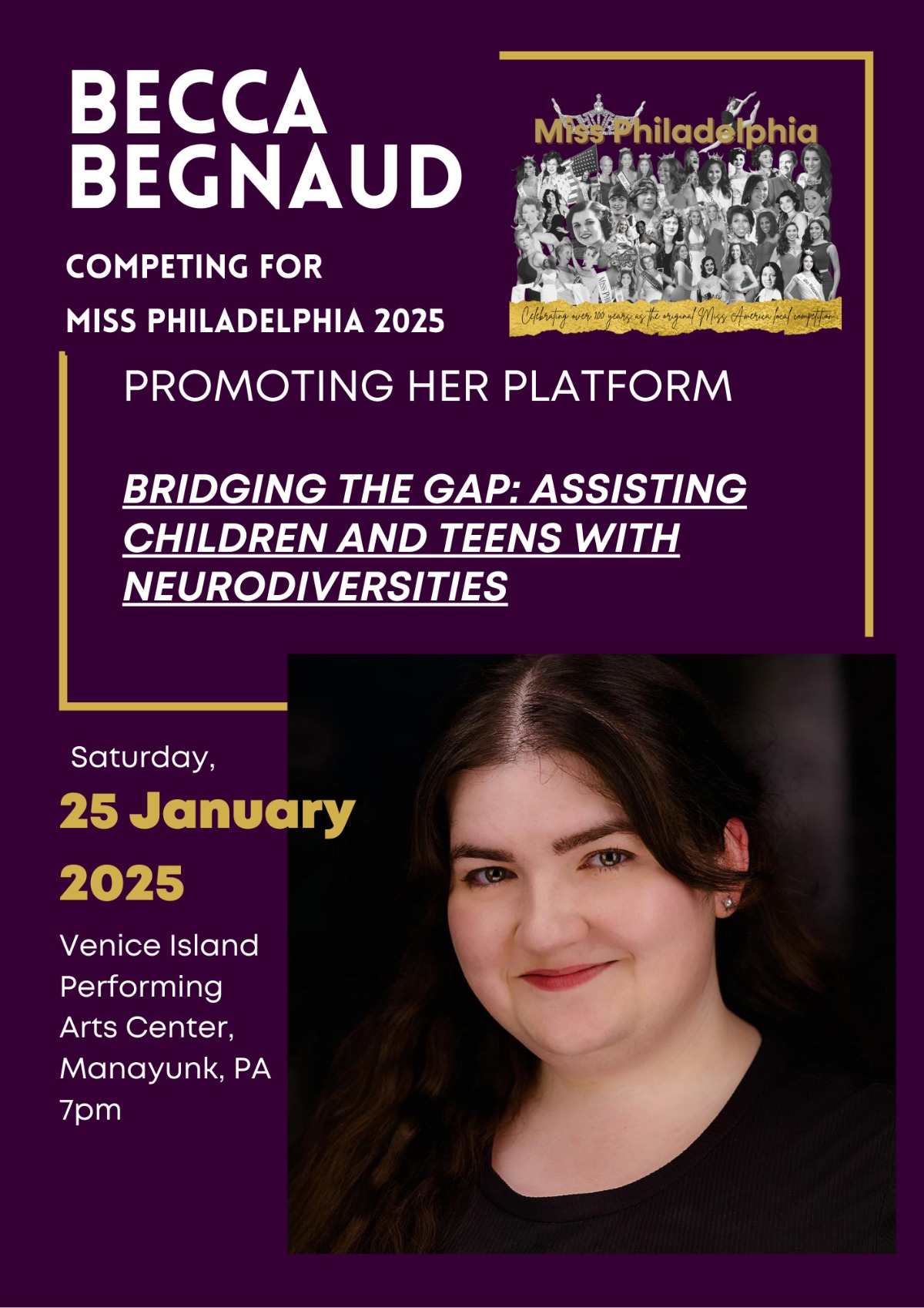 *BeccaBegnaudMiss2026PA - Fundraiser by Becca Begnaud on *spotfund
