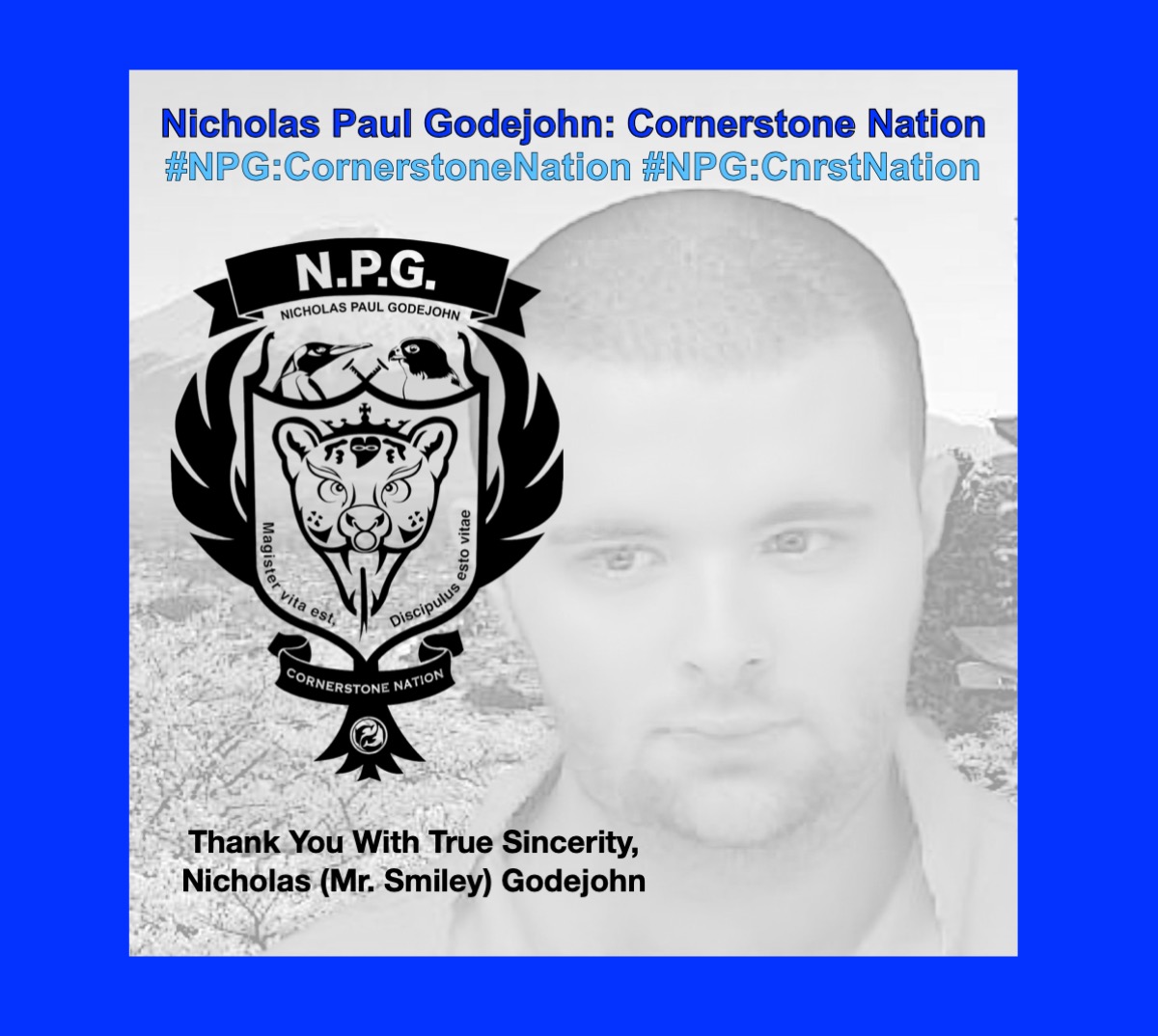 *NPGCornerstoneNation - Fundraiser by Nicholas Godejohn on *spotfund